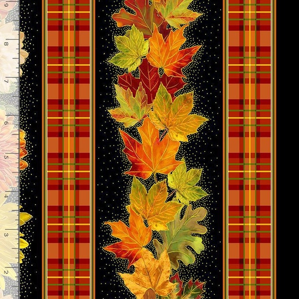 Autumn Leaves Fabric - Etsy