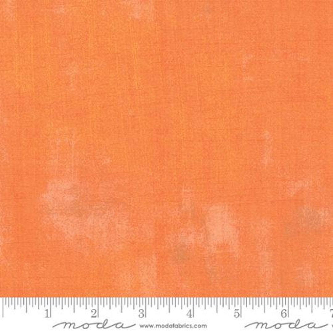 Grunge Basics in Clementine Orange by Basicgrey for Moda Fabrics 44 ...