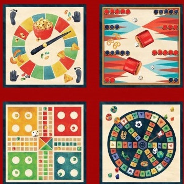 Board Game Fabric - Etsy