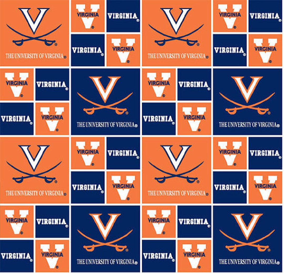 Virginia Cavaliers NCAA College UVA Box Design 43 Inches Wide - Etsy