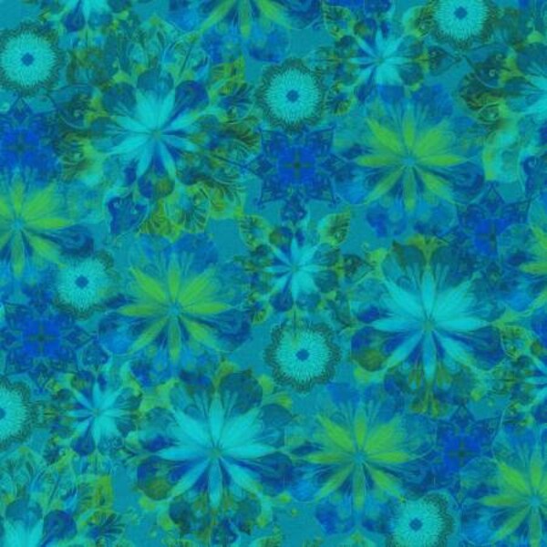 Blue Green Fabric - Etsy