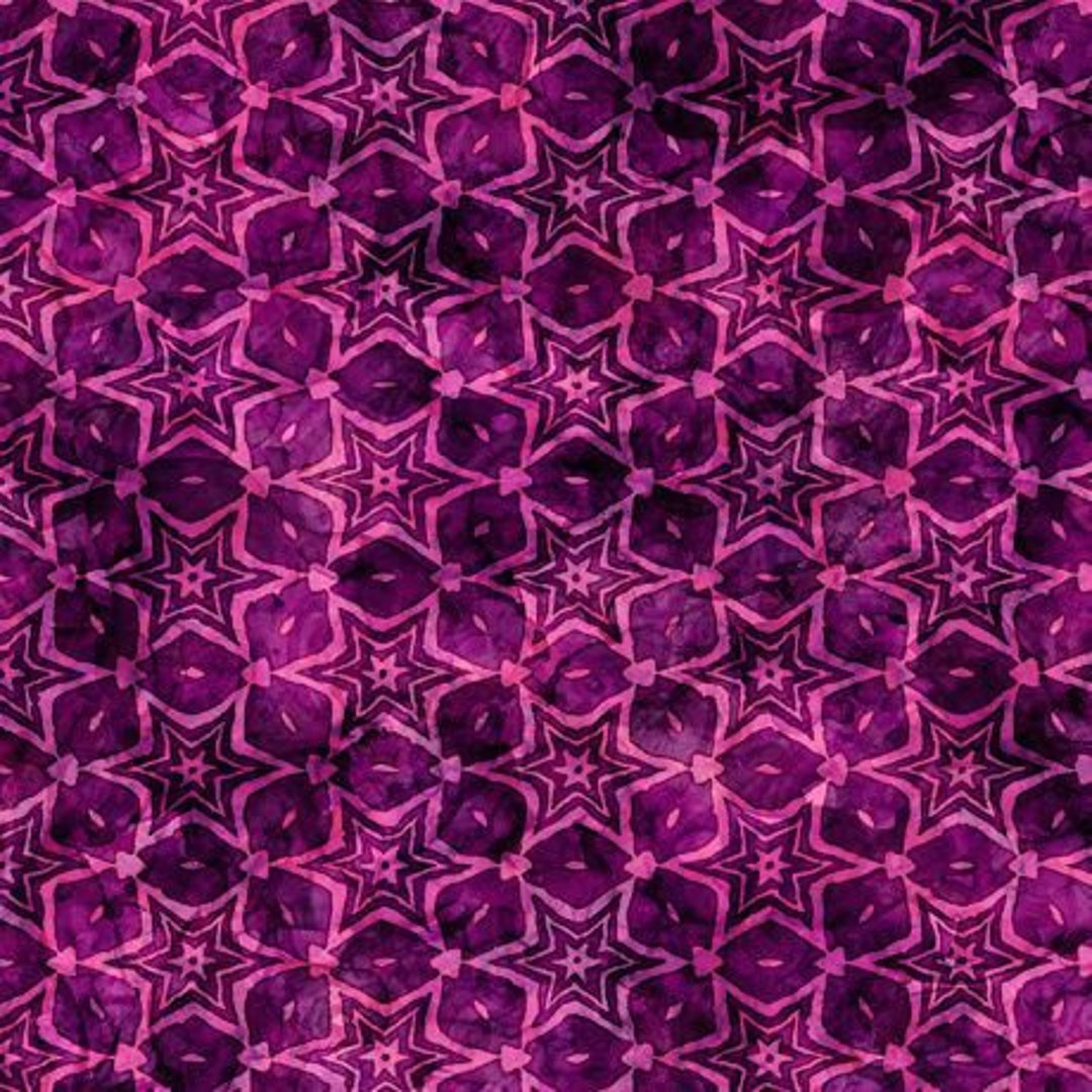Moonshadow Set Stars in Purple by Dan Morris for Quilting Treasures 44 ...