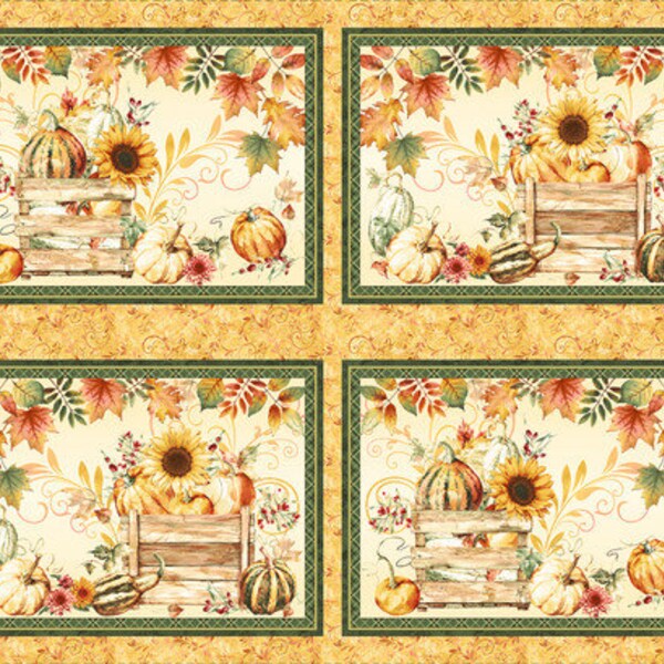 Fall Fabric Panel - Etsy