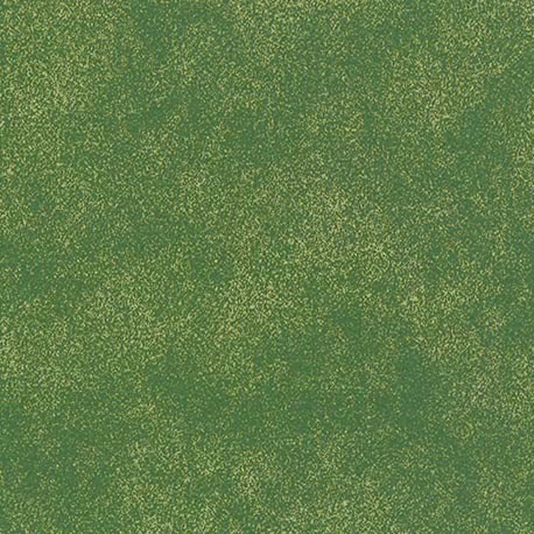 Stardust Metallic in Basil Green by Michael Miller 43 Inches Wide 100% ...