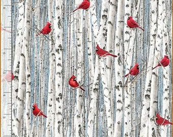 Birch Tree Fabric | Etsy