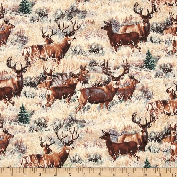 Deer Fabric - Etsy