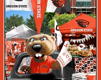 Oregon State Beavers Fabric | Etsy