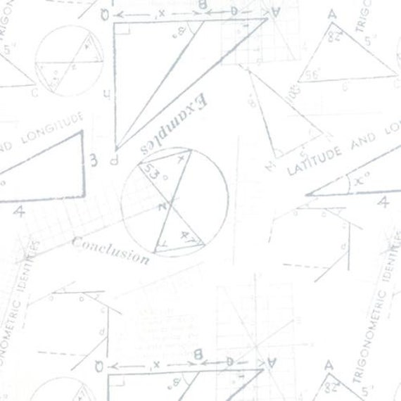 Modern Background Paper BG Math in Silver White by Zen Chic | Etsy