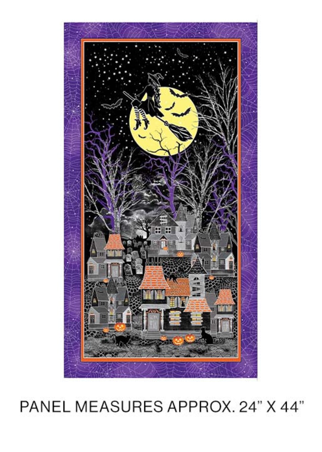 Halloween Spirit All Hallow's Eve Panel 24 X 44 Inches by Kanvas Studio ...