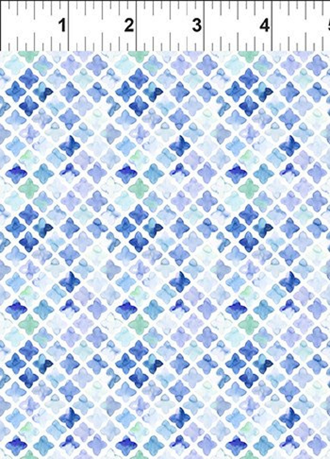 Periwinkle Spring Lattice Paver Tiles in Blue by Jason Yenter for in ...