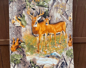 Deer Print Fabric | Etsy