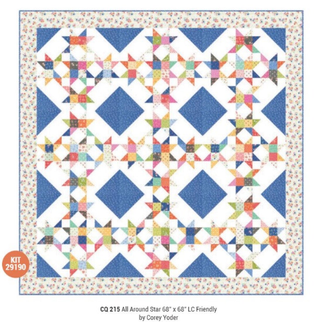 Vorbestellung Cali Co All Round Star 68 '' x 68 '' Quilt Kit von Corey Yoder für Moda Fabrics MD ...