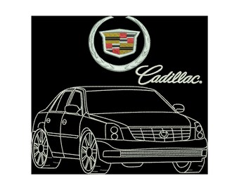 Cadillac Embroidery | Etsy