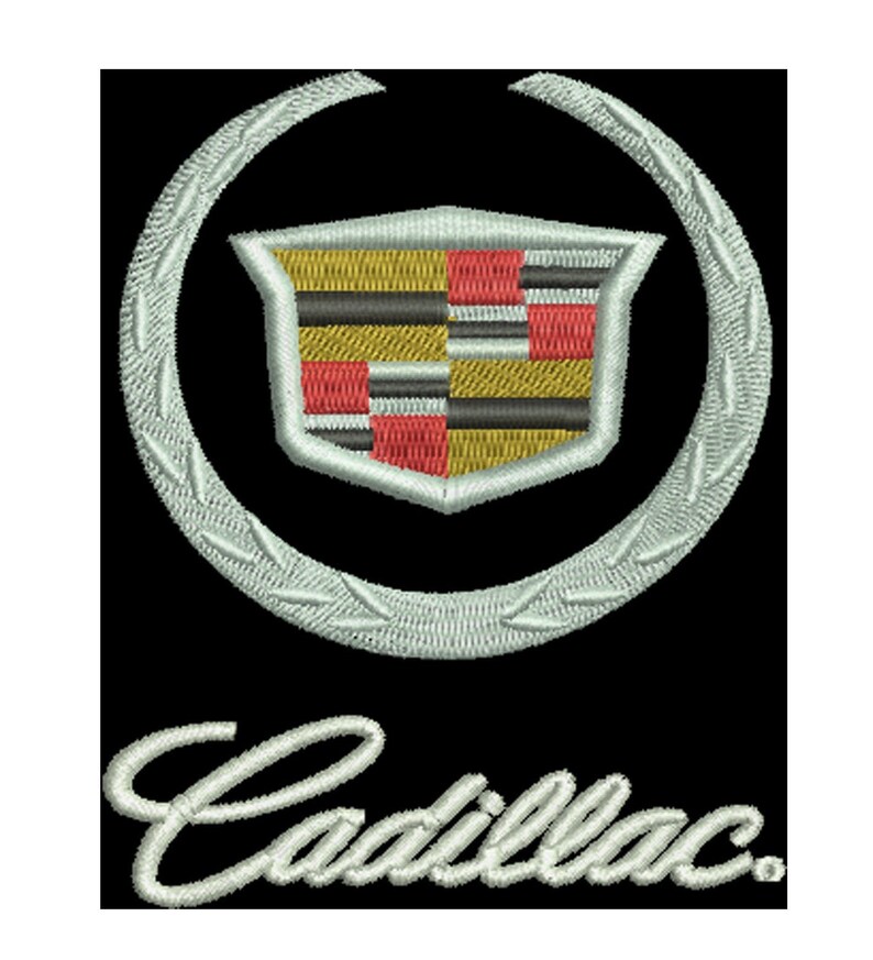 Cadillac model Outline Auto Embroidery Design | Etsy