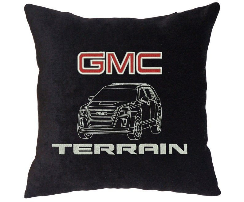 GMC Machine logo TERRAIN logo Outline Auto Embroidery Design | Etsy