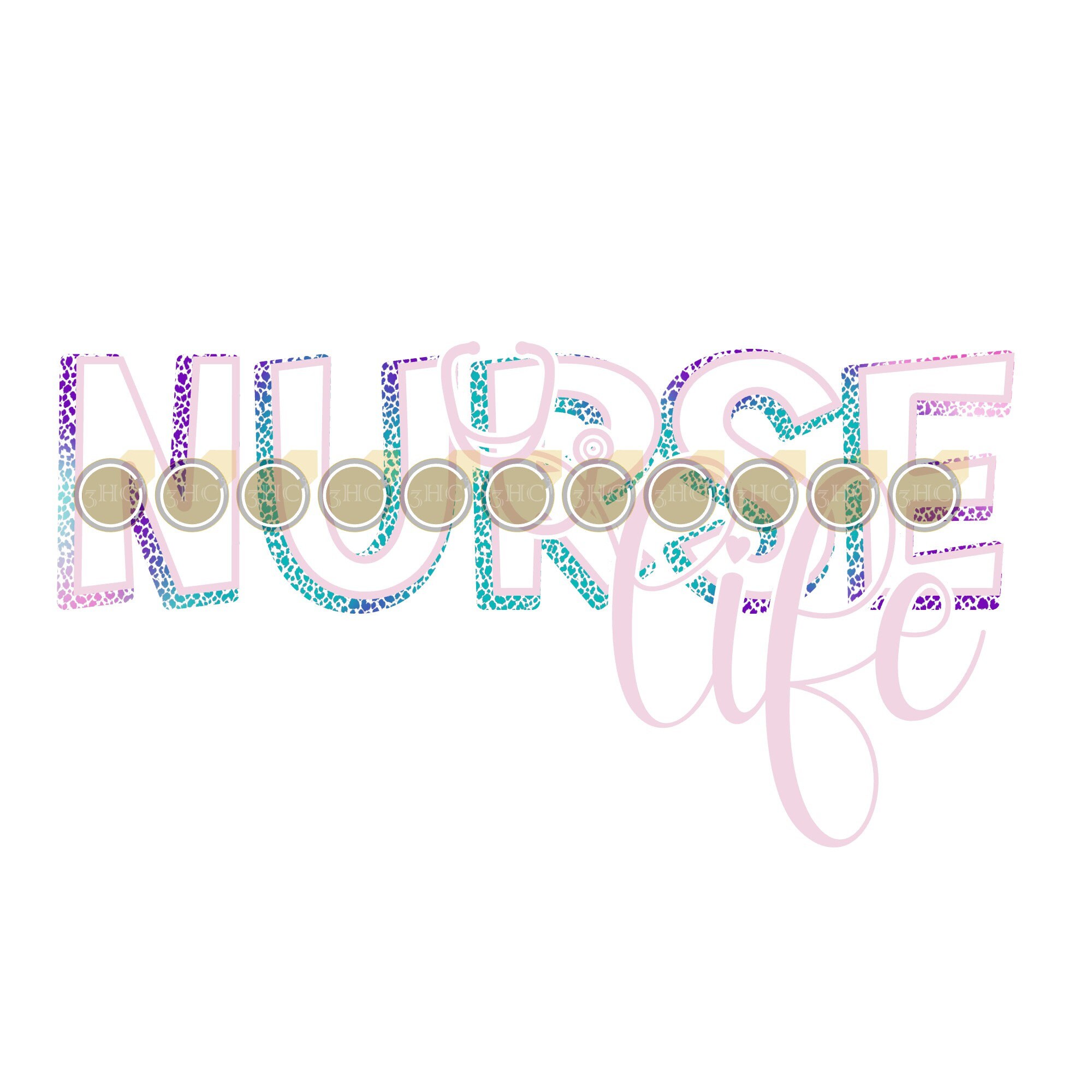 Nurse Life Digital File PNG - Etsy