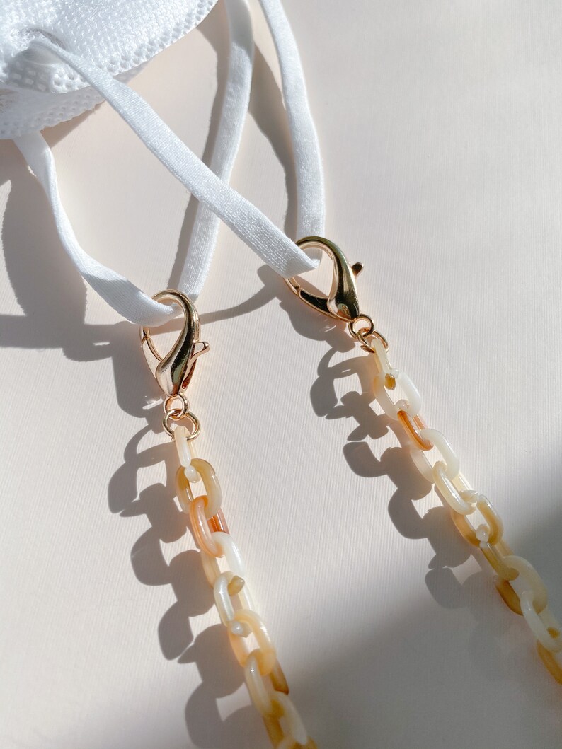 Face Mask Chain High Quality Tortoise Shell Face Mask - Etsy