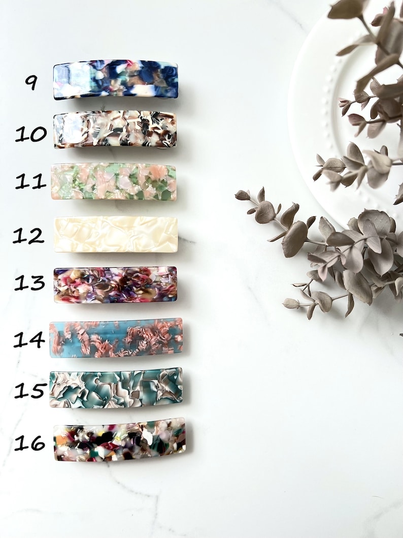 Nori Double Clasp Non-slip French Barrette Tortoise Shell - Etsy