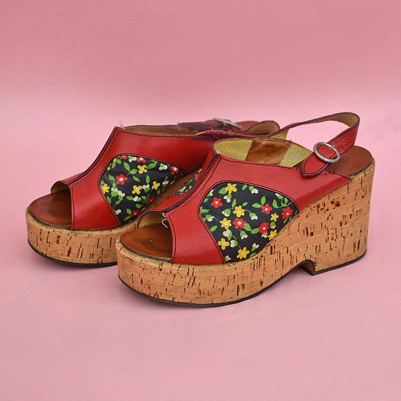 Vintage 1970s Platform Shoe - Etsy