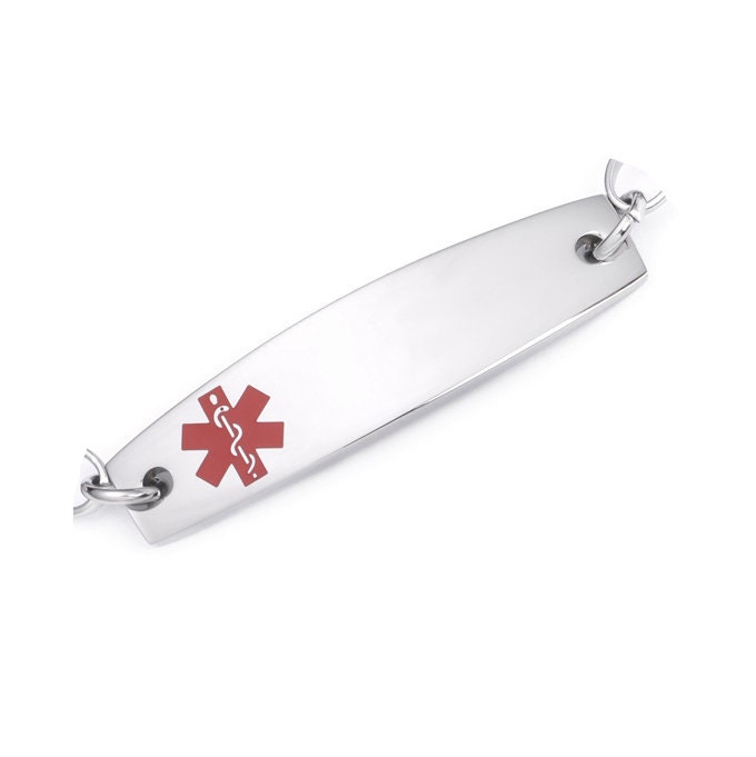 CUSTOM ENGRAVE 4 Colors Stainless Steel Medical Alert ID Tag - Etsy