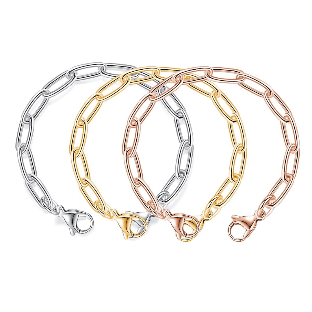 Medical ID Stainless Steel Link Interchangeable Strand 3 Colors - 5 ...