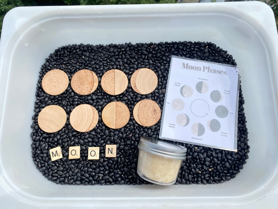 Moon Phase Sensory Kit - Etsy