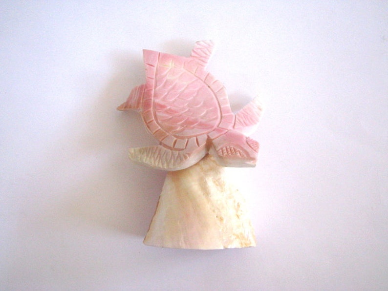 Sea Turtle Hand Carved Sculpture Sea Shell Carved Turtle - Etsy