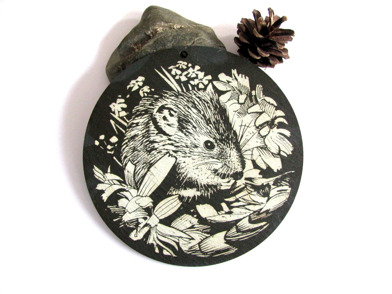 Mouse Wall Decor Slate Kids Wall Art Nursery Wall Decor - Etsy