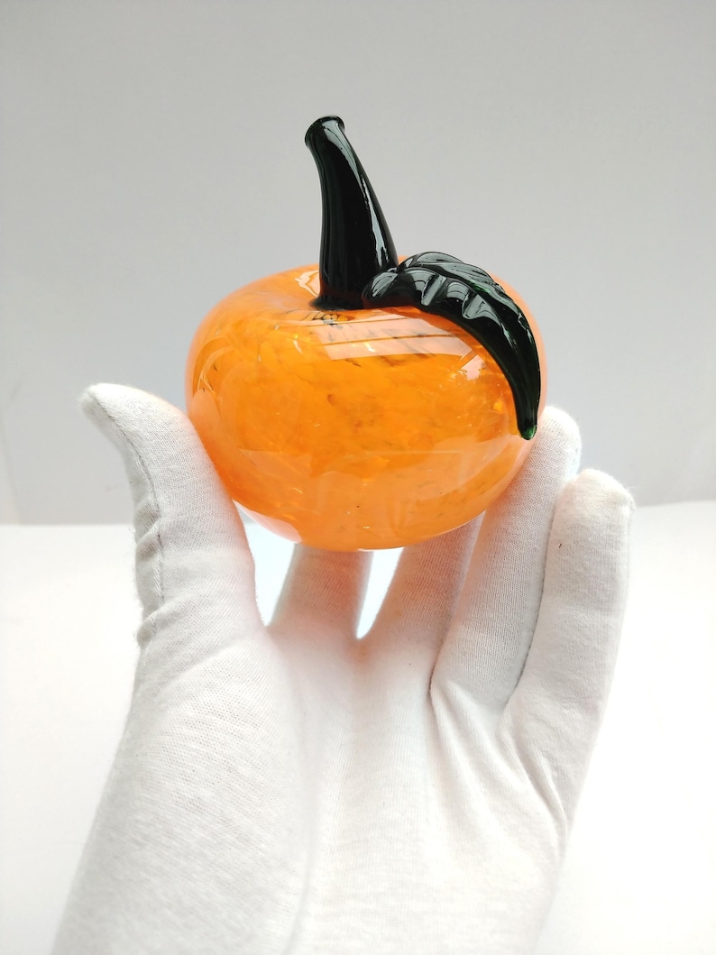Art Glass Vintage Murano Sommerso 1970s Collectible Glass Pumpkin ...