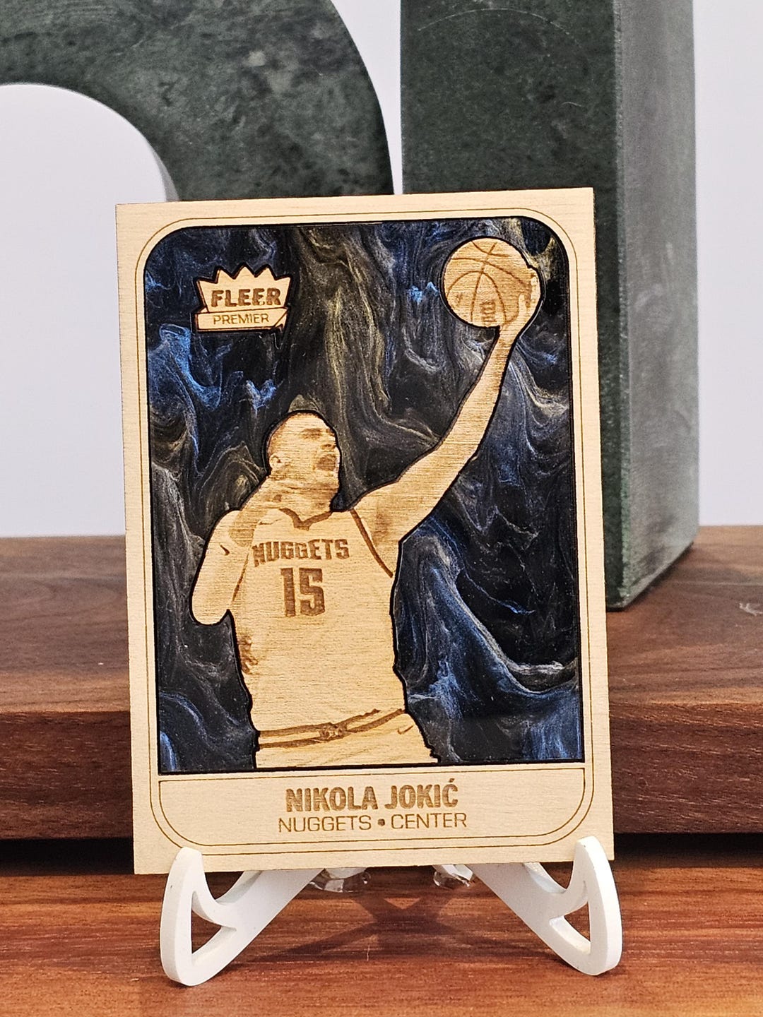 Custom Nikola Jokic Card Inspired by 1986-87 Fleer Michael Jordan ...