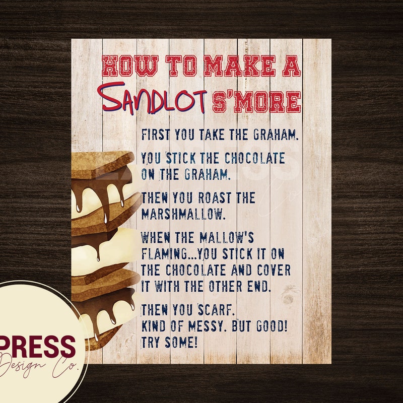 Smores Sign - Etsy