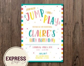 Double Celebration Invitation for Birthday Party Dual Party Invitation ...