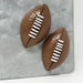 Football Fridge Magnet Pack of 2 / NFL Game Day Kitchen Decor | Etsy