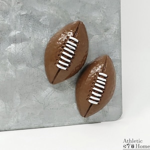 Football Fridge Magnet Pack of 2 / NFL Game Day Kitchen Decor / Sports ...