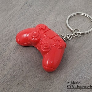 PS4 Playstation 4 Video Game Controller Keychain / Gaming Zipper Charm ...