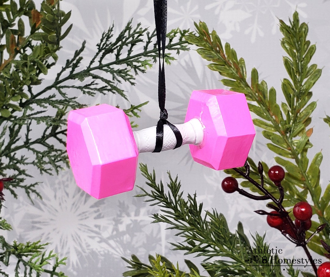 Dumbbell Christmas Ornament / Christmas Gift / Stocking Stuffer ...
