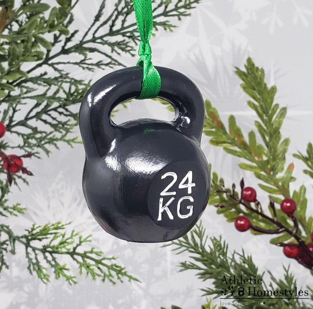 Kettlebell Ornament / Crossfit WOD Ornament / Bodybuilding Christmas ...