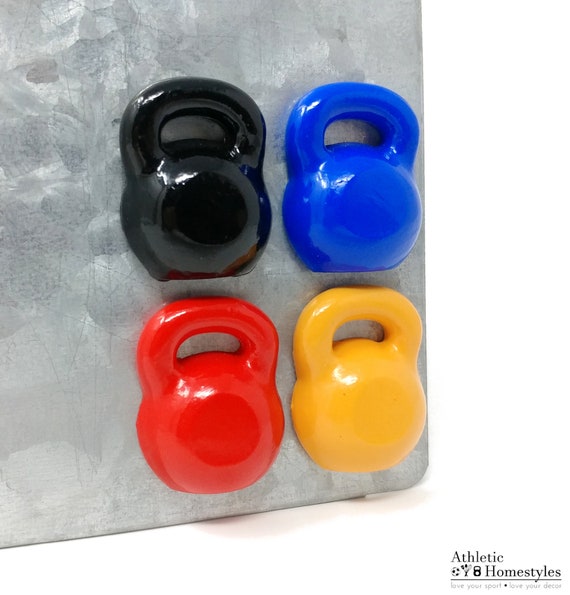 Kettlebell Magnets Set Crossfit Fridge Magnets / | Etsy
