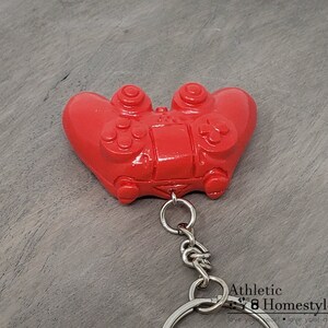 PS4 Playstation 4 Video Game Controller Keychain / Gaming Zipper Charm ...