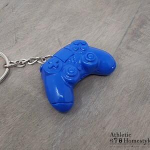 PS4 Playstation 4 Video Game Controller Keychain / Gaming Zipper Charm ...