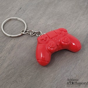 PS4 Playstation 4 Video Game Controller Keychain / Gaming Zipper Charm ...