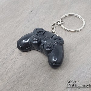 PS4 Playstation 4 Video Game Controller Keychain / Gaming Zipper Charm ...