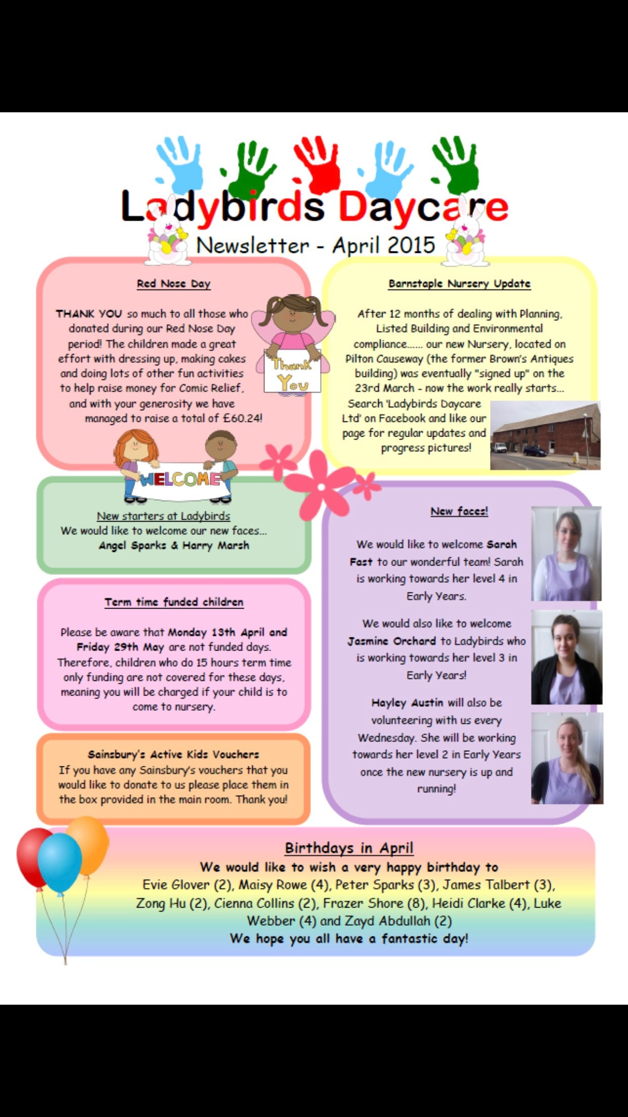 Personalized Newsletters daycare - Etsy