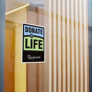 Donate Life Kiss-cut Vinyl Decals - Recipient - Etsy