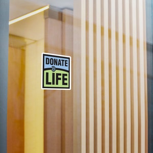 Donate Life Kiss-cut Vinyl Decals - Etsy
