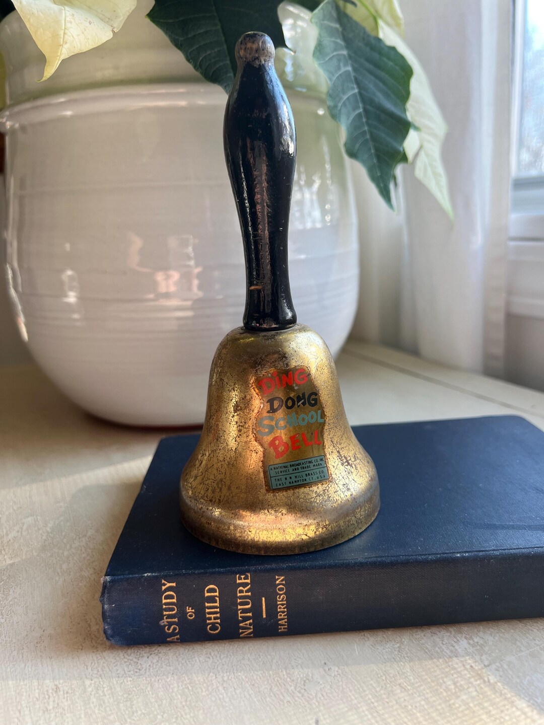 Vintage Ding Dong School Bell / Vintage School / Teacher Gift ...
