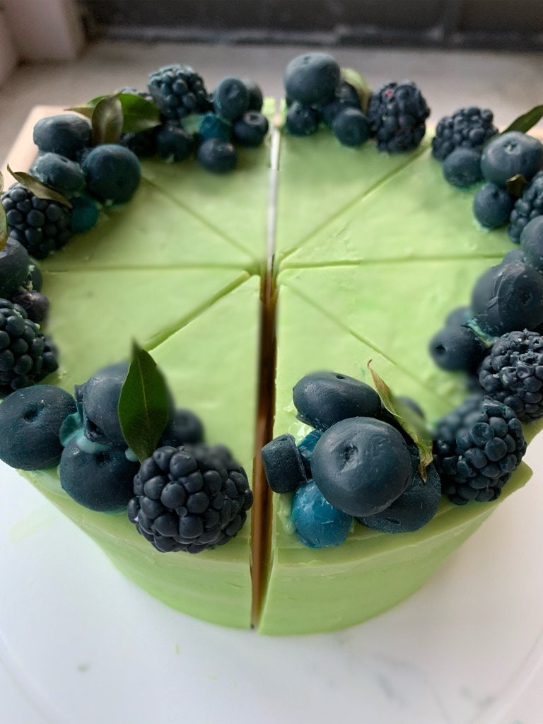 Lemon Blueberry Cake Soap Lemon Verbena soap Elegant Soap | Etsy