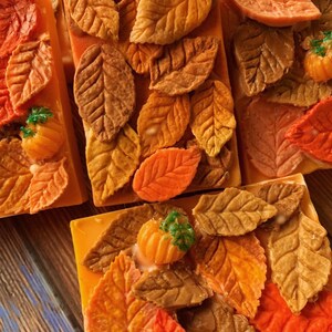 Fallen Leaves Soap, Autumn Leaves, Fall All Natural Soap, Fall Decor ...