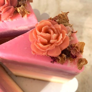 Pink Sugar Soap - Gourmet Soap - Cake Soap - Pink Sugar Cake Soap ...