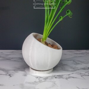 Sphere Geometric Planter Pot, Succulent Houseplant Pot, Indoor ...